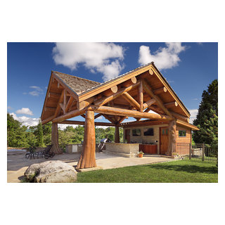 Modern Day Log Cabin - The Bowling Green Residence - Outdoor Living ...