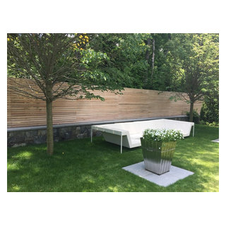 Modern Fence in Greenwich, CT - Moderne - Terrasse et Patio - New York ...