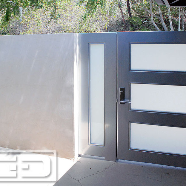Steel Glass Gates - Photos & Ideas | Houzz