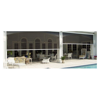 Motorized Retractable Screens - Traditional - Patio - Miami - by ...