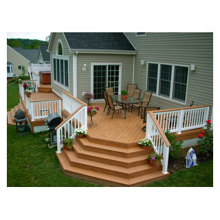 Multi level spa deck Allison Park PA - Traditional - Patio - Other - by ...