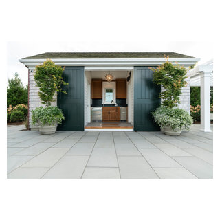 Custom Patio in Nantucket - Beach Style - Patio - Boston - by J. Graham ...