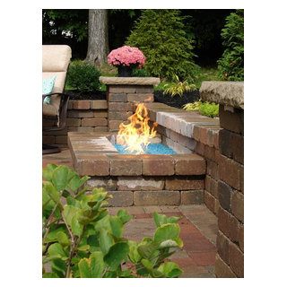 Natural Gas Fire Feature - Traditional - Patio - Cleveland - by Land ...