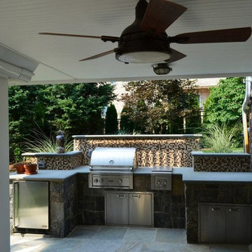Outdoor Kitchen Backsplash Ideas - Photos & Ideas | Houzz