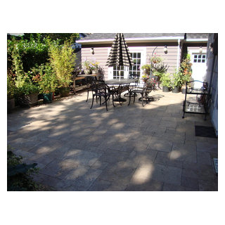 Noce Tumbled Versailles Pattern Travertine Landscape Paver Patio ...
