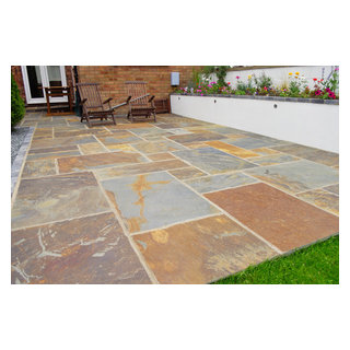 Nustone Rustic-Copper Slate Paving - Traditional - Patio - Essex - by ...