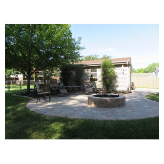 Oblong custom patio - Traditional - Patio - Other - by Capital ...