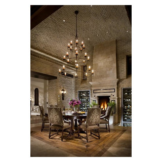Old-World Brick Dining Room - Traditional - Dining Room - San Diego ...
