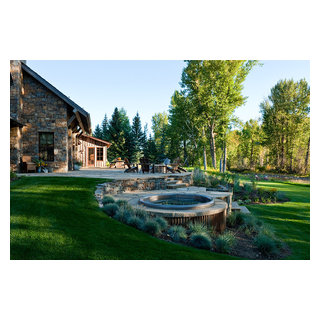 Old World Mountain Landscape - Rustic - Patio - Boise - by Terry T ...