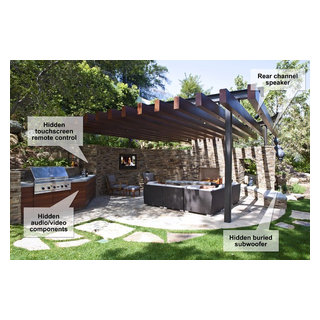 Outdoor audio video - Contemporary - Patio - Los Angeles - by DSI ...