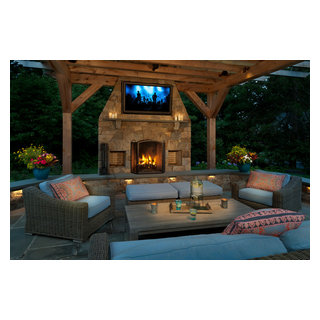 Outdoor Audio Visual Installation - Contemporary - Patio - New York ...