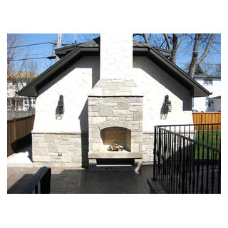 Outdoor Fireplace, mashmallow anyone? - Traditional - Patio - Chicago ...