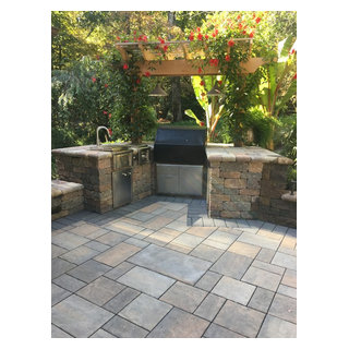Outdoor Fireplace - Traditional - Patio - Raleigh - by Vences Grading ...