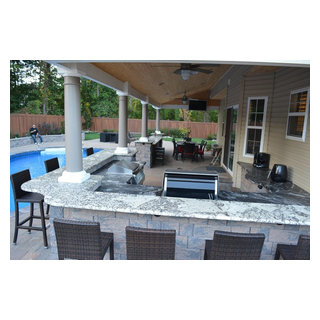 Outdoor Kitchen Countertops - Traditional - Patio - New York - by User ...