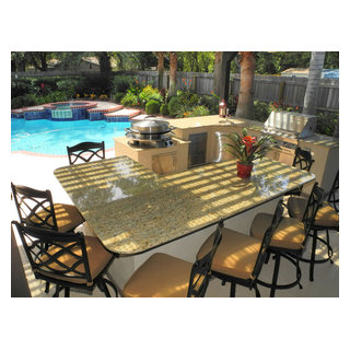 Outdoor Kitchen Installations with Evo Circular Cooktop - Traditional ...