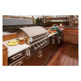 Outdoor Kitchen on Deck - Traditional - Patio - Houston - by K&N ...