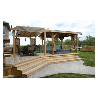 Outdoor Living Space - Traditional - Patio - Toronto - by Pool Craft ...