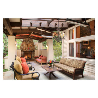 Outdoor Living with Inglenook - Mediterranean - Patio - Seattle - by ...