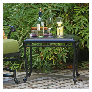 Outdoor Metal Side Table - Traditional - Patio - Seattle - by Thos. Baker | Houzz