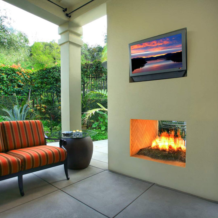 Two Sided Fireplace - Photos & Ideas | Houzz