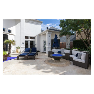 Outdoor Pool Area Refresh - Contemporary - Patio - Dallas - by The ...