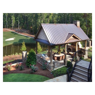 Outdoor Spaces - Rustic - Patio - Atlanta - by Cynthia Porche Interiors ...