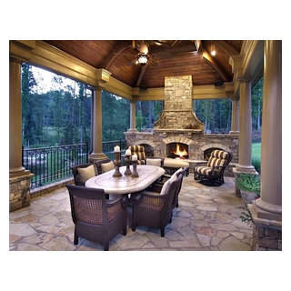 Outdoor Spaces - Rustic - Patio - Atlanta - by Cynthia Porche Interiors ...