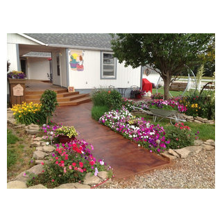 Outdoor Walkways - Stain with Terra-Cotta color stain - Classique ...