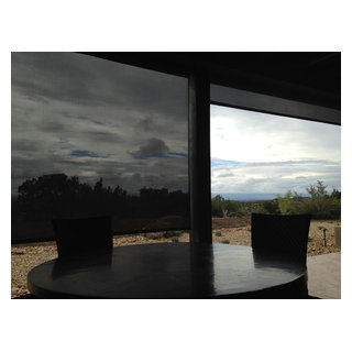 Outside Portales Shades Motorized - Traditional - Patio - Albuquerque ...