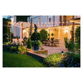 Overhead Patio Lighting Installation - Patio - Other - by Outdoor ...
