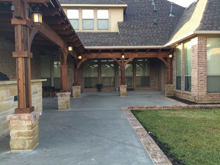Outdoor Kitchen - Craftsman Patio - Foundations Of Design