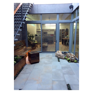 Park Slope interior courtyard - Contemporary - Patio - New York - by ...