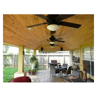 Patio Cover Ceiling Options - Rustic - Patio - Houston - by Affordable ...