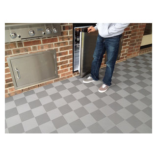 Patio Flooring Project - Perforated Floor Tiles - Traditional - Patio ...