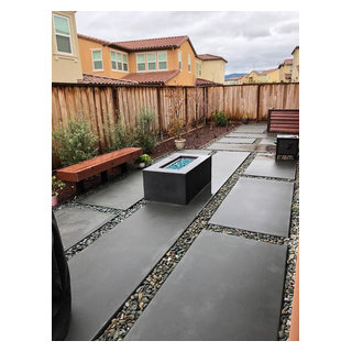 Paved Patio & Side Pathway - Clásico - Patio - de DSTscaping and RLC ...