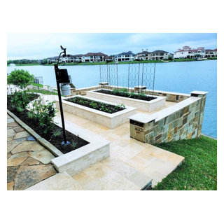 Paver Project in Riverstone - Contemporary - Patio - Houston - by ...