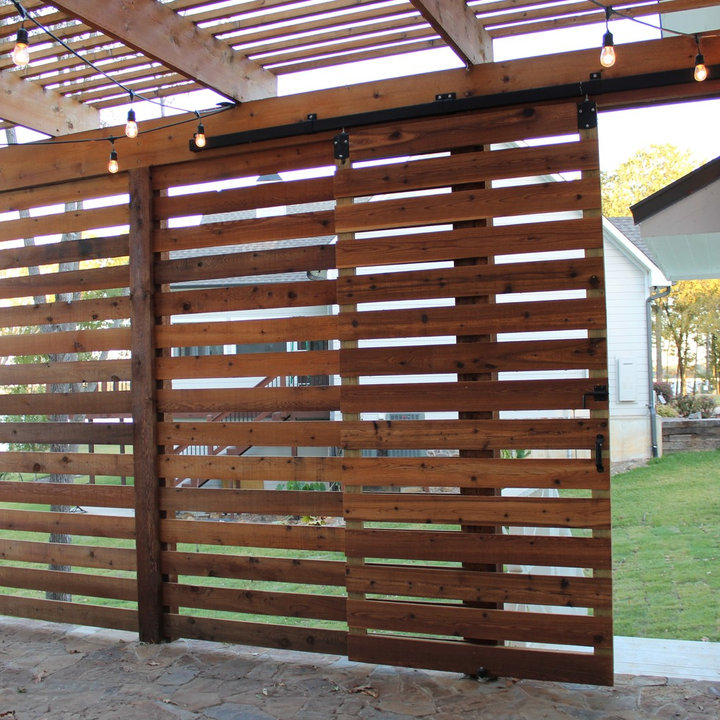 Pergola Privacy Screen - Photos & Ideas | Houzz
