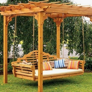 Cedar Pergola Swing Set - Photos & Ideas | Houzz