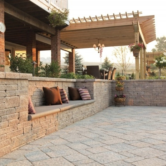 Bench Retaining Wall - Photos & Ideas | Houzz