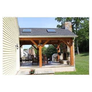 POST AND BEAM PAVILION - Traditional - Patio - Bridgeport - by The ...