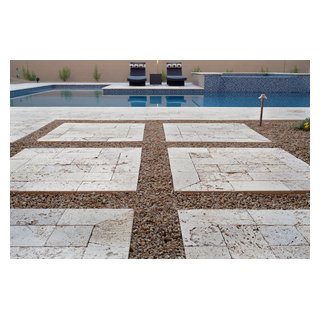 QDI Noce Travertine Pavers - Contemporary - Patio - Phoenix - by ...