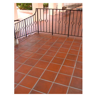 Quarry Tile Pavers - Mediterranean - Patio - by wqttile.com | Houzz