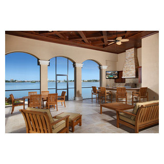 R.K. Reiman Construction Barfield Custom Home - Traditional - Patio ...