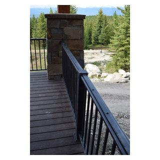 Railing - Rustic - Patio - Other - by Tilaru Metalsmithing | Houzz