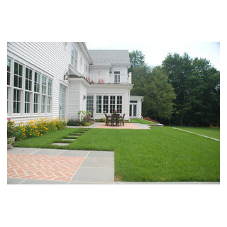 Rear terrace - Traditional - Patio - Other - by DeMotte Architects | Houzz