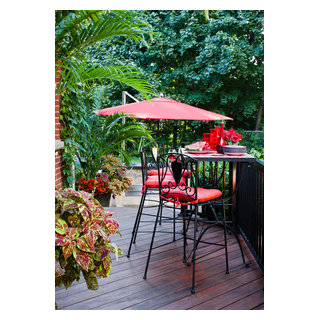 Red Terrace - Eclectic - Patio - Toronto - by Terra Firma Design | Houzz