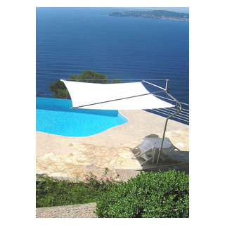 Retractable Shade Sail - Contemporary - Patio - Houston - by User | Houzz