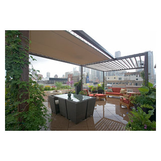 River North Roof Terrace - Eclectic - Patio - Chicago - by Prassas ... River North Roof Terrace - Eclectic - Patio - Chicago - by Prassas ...