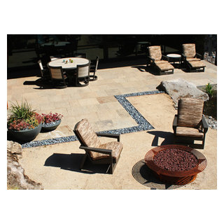 Riverside Retreat - Contemporary - Patio - Portland - by Koch Landscape ...