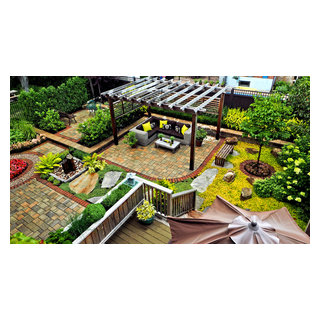Room for Reflection - Contemporary - Patio - Montreal - by Plantenance ...